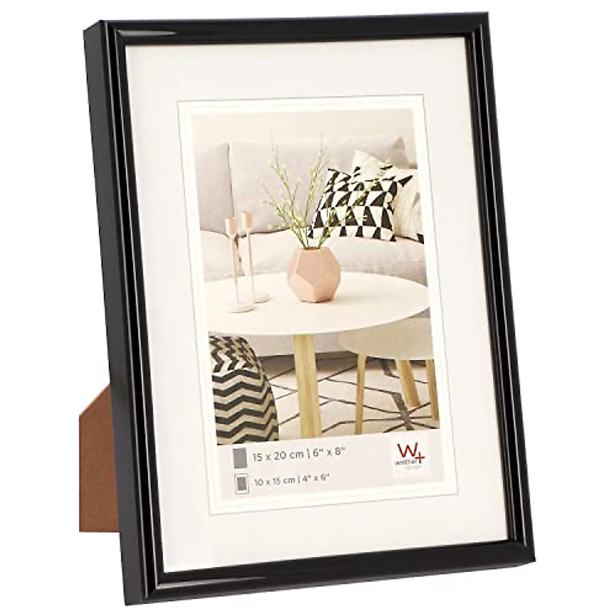 Walther Design KB070H Galeria Picture Frame, 19.75 x 27.50 inch (50 x 70 cm), Black