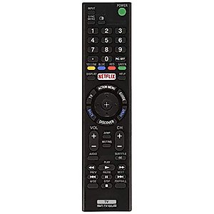 AZMKIMI RMT-TX100U Remote Replacement for Sony Bravia RMTTX100U TV Remote Control, if Applicable XBR75X850C XBR-55X855C KDL-50W800C KDL-50W800380 KDL-50W800BUN1 with Netflix