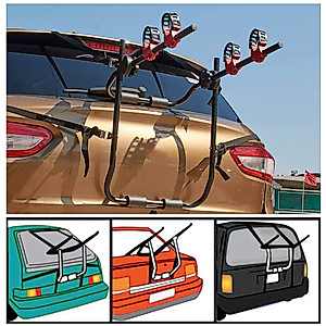 Blueshyhall Bike Carrier Trunk Mount Bike Rack for SUV Car Heavy Duty 2 Bike Carrier Mount