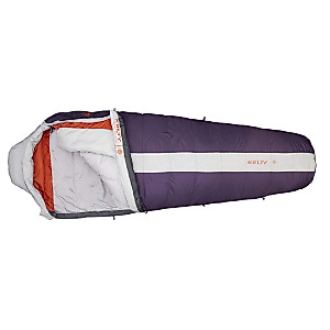 Kelty Cosmic 20 Degree Down Sleeping Bag - Ultralight Backpacking Camping Sleeping Bag with Stuff Sack, Women's Regular