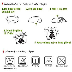 Royalours Throw Pillow Covers Spring Wild Flower Purple Lavender Garden Backyard Decorative Cotton Linen Square 18 x 18 Inches Rustic Throw Pillowcase Cushion Cover (Rustic Floral-3)