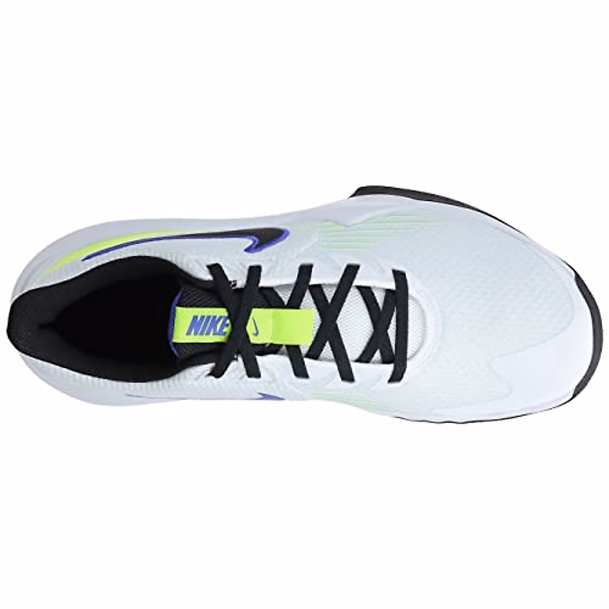 Nike Precision 5, White/Black-Barely Volt-Volt, 9