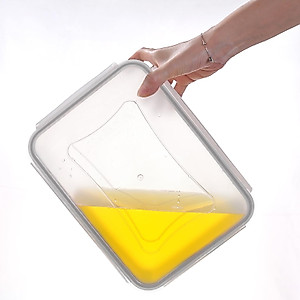 MTR Set of 3 Value Pack Food Storage Containers Vented Hole & Vacuum Pump BPA Free Kitchen Storage Dishwasher Safe Microwave Safe Freezer Safe Airtight Silicone Containers Leakproof & Reusable (3)