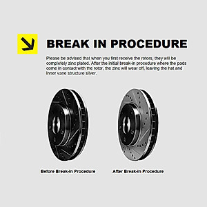 Hart Brakes Front Rear Brakes and Rotors Kit |Front Rear Brake Pads| Brake Rotors and Pads| Ceramic Brake Pads and Rotors |fits 2013-2021 INFINITI JX35, QX60; Nissan Murano, Pathfinder