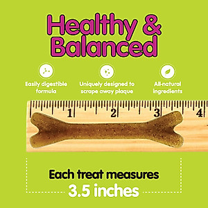 Fido Naturals Belly Bones for Dogs, Yogurt Flavored Small Dog Dental Treats - 13 Treats Per Pack (3 Pack) - Made in USA, Plaque & Tartar Control, for Fresh Breath and Digestive Health Support