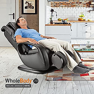 Human Touch WholeBody 7.1 Living Room Recliner Massage Chair - Full Body Professional Grade Personal Massage - Relaxation w Heat for Targeted Stress + Muscle Pain Relief with Foot Calf - Espresso