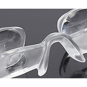 TV Magnifying Glass 2.1X Handsfree Binocular Glasses Reading Aid 0 to +300 Degree Adjustable Far-Sightedness Magnifier for Macular Degemeration,Birthday Christmas Gift for Seniors(for Hyperopia)