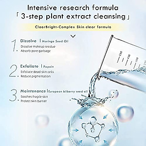 Kimtrue Gentle Eye and Lip Makeup Remover, Double Action of Water and Oil to Clean Quickly for Sensitive and all Skin type- 150ml/5 Fl OZ