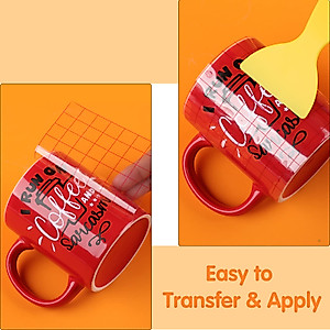 HTVRONT Permanent Vinyl for Cricut - 13Pack Multi-Colors Permanent Adhesive Vinyl Rolls, 12" x 3 ft Craft Adhesive Vinyl for Cricut +1 Transfer Tape for Vinyl, Silhouette, Cameo Cutters