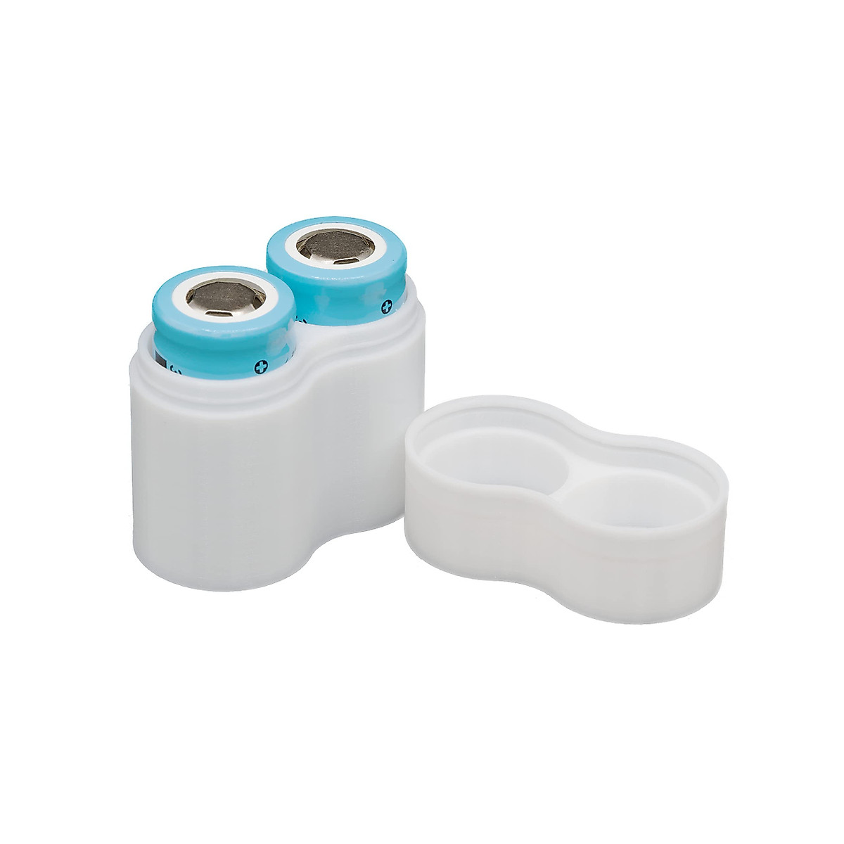 Protect Your Power - Slimline 18350 Battery Case, Soft Durable Material - Pack of 2 (Holds 2 Batteries)