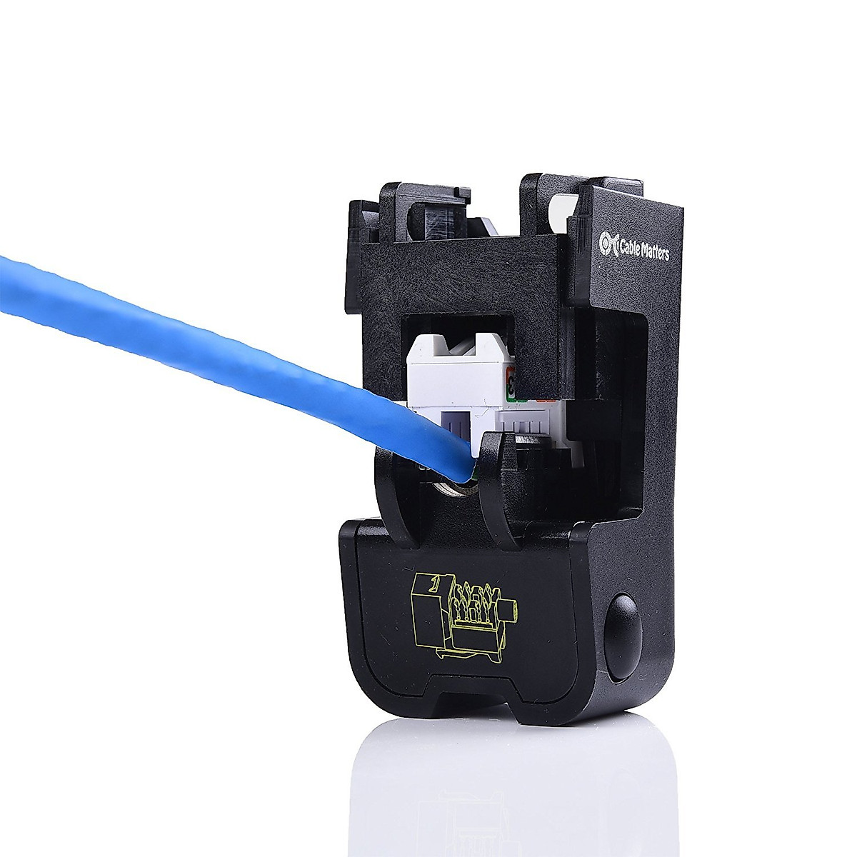 Cable Matters Crimp Tool for Cable Matters Cat 6 90-Degree RJ45 Slim-Profile Keystone Jacks with Model 180070 (Not compatible with Model 180005 Series Keystones)