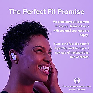 ULTIMATE EARS FITS True Wireless Bluetooth Custom Fit Earbuds, All Day Comfort, Built-in-Mic, Premium Audio, Passive Noise Cancel Earphones, 20 Hour Playtime, Sweat Resist Headphones (Dark Blue) Small