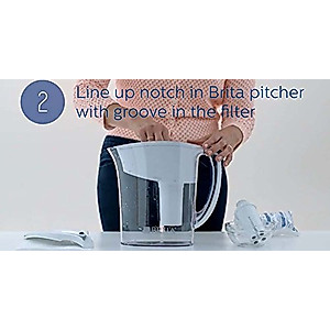 Brita 5 Pitcher Replacement Advanced Water Filter Model # OB03 (Total 1 Box)
