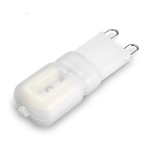 G9 LED Light Bulbs 10 Pack G9 Base 3 Watts Cool White 110V Dimmable Frosted Lens Light Lamps for Indoor Chandelier Ceiling,Equivalent to 25W Halogen