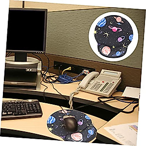 Ergonomic Pad Bowl Pad Keyboard Wrist Support Desktop Mat Pad Mat for Desk Pad with Wrist Support Print Pads Rest Pad Mousepad with Wrist Rest Padded Pad Sponge Pad Silica Gel Pad