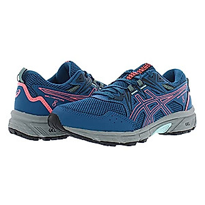 ASICS Gel-Venture 8 Womens Shoes Size 10, Color: Blue/Pink
