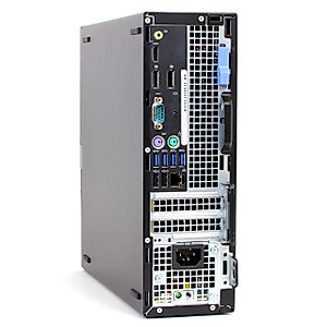 Dell Optiplex 7040 Small Form Desktop, Intel Quad Core i5 6500 3.2Ghz, 32GB DDR4, 512GB NVMe PCIe M.2 SSD, HDMI, Windows 10 (Renewed)