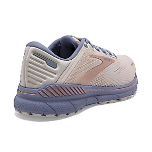 Brooks Women's Adrenaline GTS 22 Supportive Running Shoe - Lilac/Tempest/Pink - 8.5 Medium