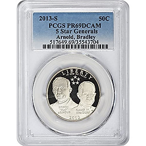 2013 S 5-Star General Commemorative Half PCGS PR69DCAM