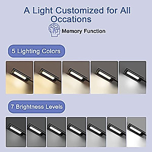 AFROG Multifunctional LED Desk Lamp with 10W Fast Wireless Charger,USB Charging Port, Night Light, 1200Lux Super Bright, 5 Lighting Mode, 7 Brightness,30/60 Min Timer, 12W Office Table Lamp