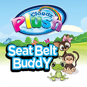 Cloudz Kids Plush Seat Belt Buddy XL Travel Pillow - Cat