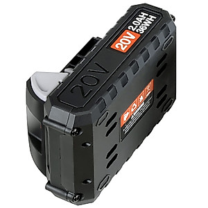 SuperHandy Snow Thrower Shovel Cordless & 2Ah 20V Lithium Ion Rechargeable Battery [Bundle Deal]