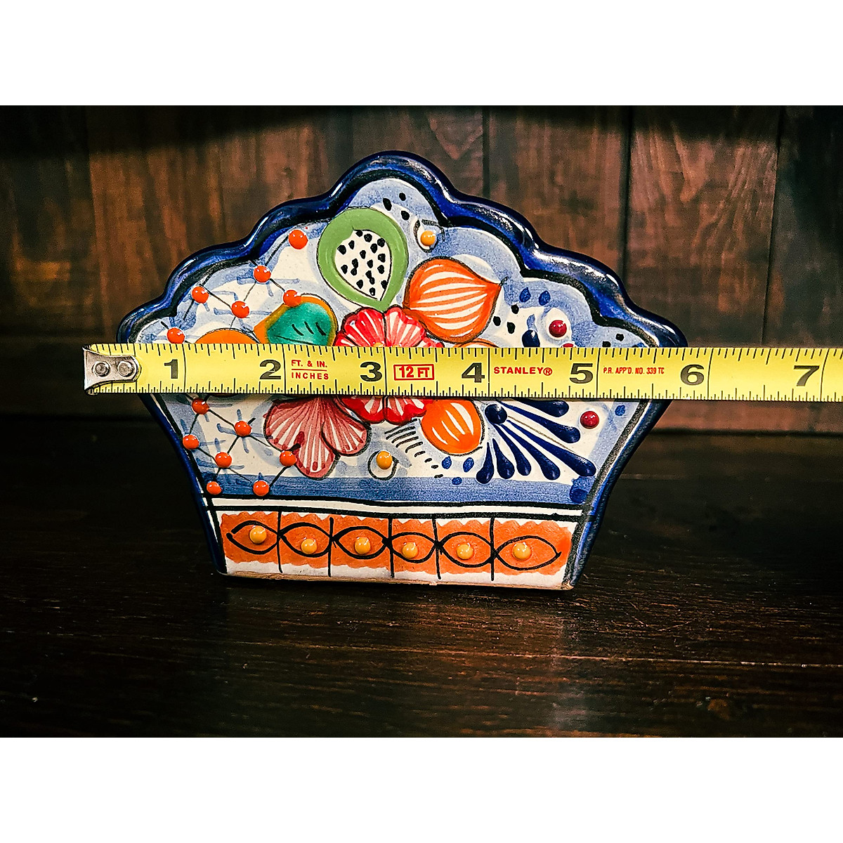 Napkin Holder Servilletero Handmade Talavera