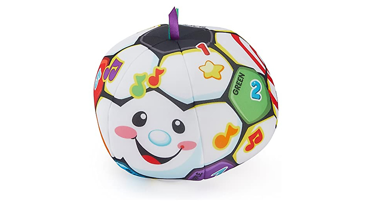 Fisher-Price Laugh & Learn Soccer Ball for Babies - Educational ...