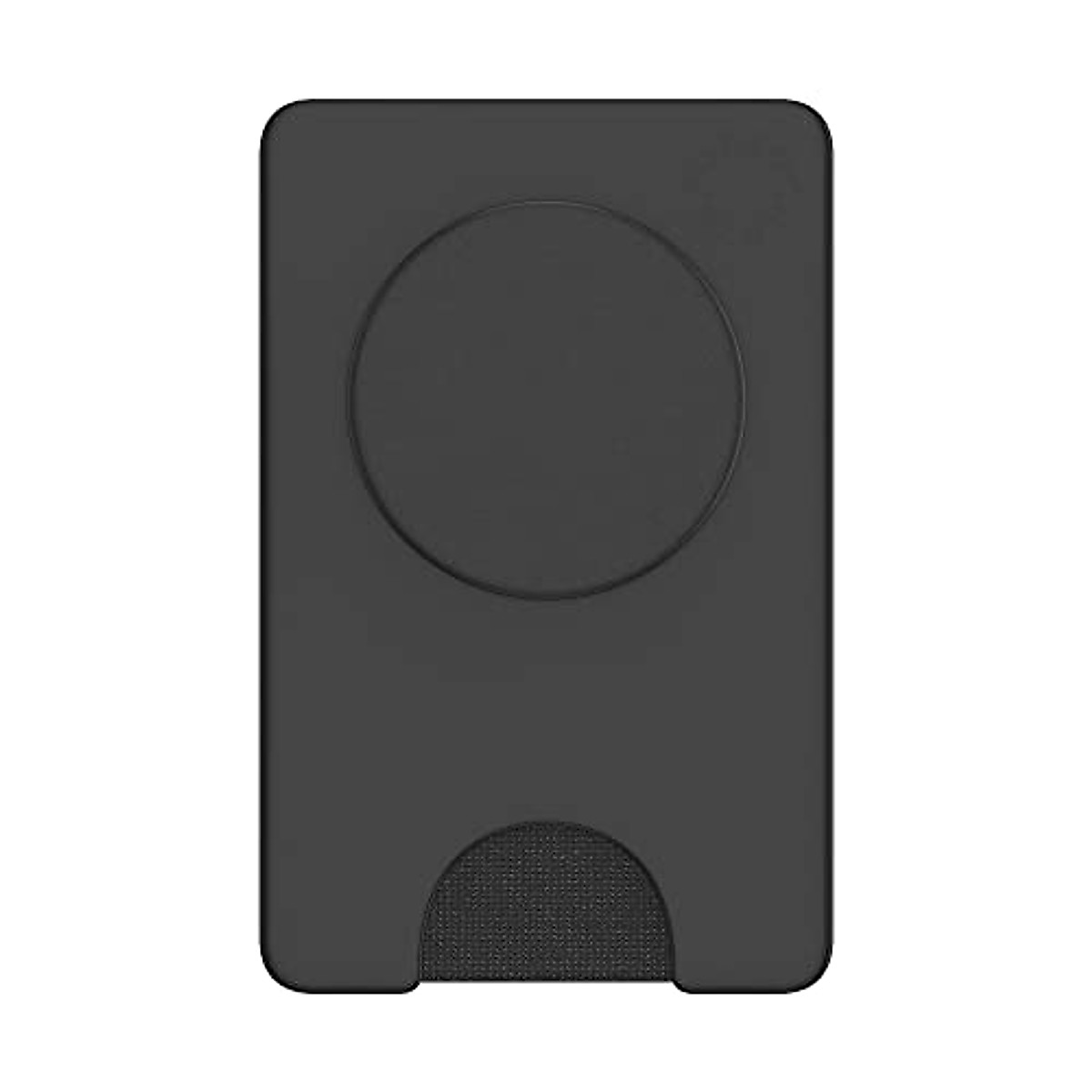 PopSockets Phone Wallet with Expanding Phone Grip, Phone Card Holder - Black