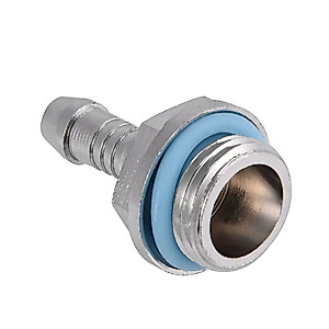 6Pcs G1/4" Barb Fitting Adapter, OD 6mm PC Water Cooling Barb Fitting Two-Touch G1/4 Thread Soft Tube Hose Barb Fitting Connector Barb Fitting for PC Water Cooling Tube System(7.5mm)