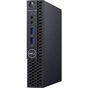 Dell Optiplex 3060 MFF Micro Form Factor (MFF) Desktop, 8th Gen Intel Core i5-8400T, 16GB RAM, 512GB SSD, Intel UHD Graphics 630, WiFi, Windows 10 Pro (Renewed)
