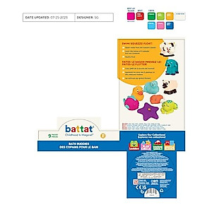 Battat – Assorted Bath Toys – 9Pcs Animal Squirters – Water Squirt Toys – Bath & Pool – 10 Months+ – Bath Buddies (9Pcs)