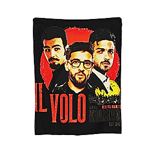 Il Singer Volo Band Sings Morricone Throw Blanket Soft Cozy Flannel Blankets Decor for Bed Couch Living Room Travel Outdoor 50"X40"