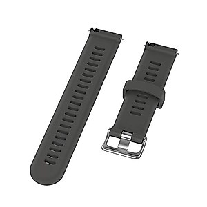 Compatible for Motast 1.69" Smartwatch Band, Sport Silicone Replacement Straps Compatible for MuGo P36A / AGPTEK 1.69" / Togala Smartwatch/Doubc Smart Watch (Black)