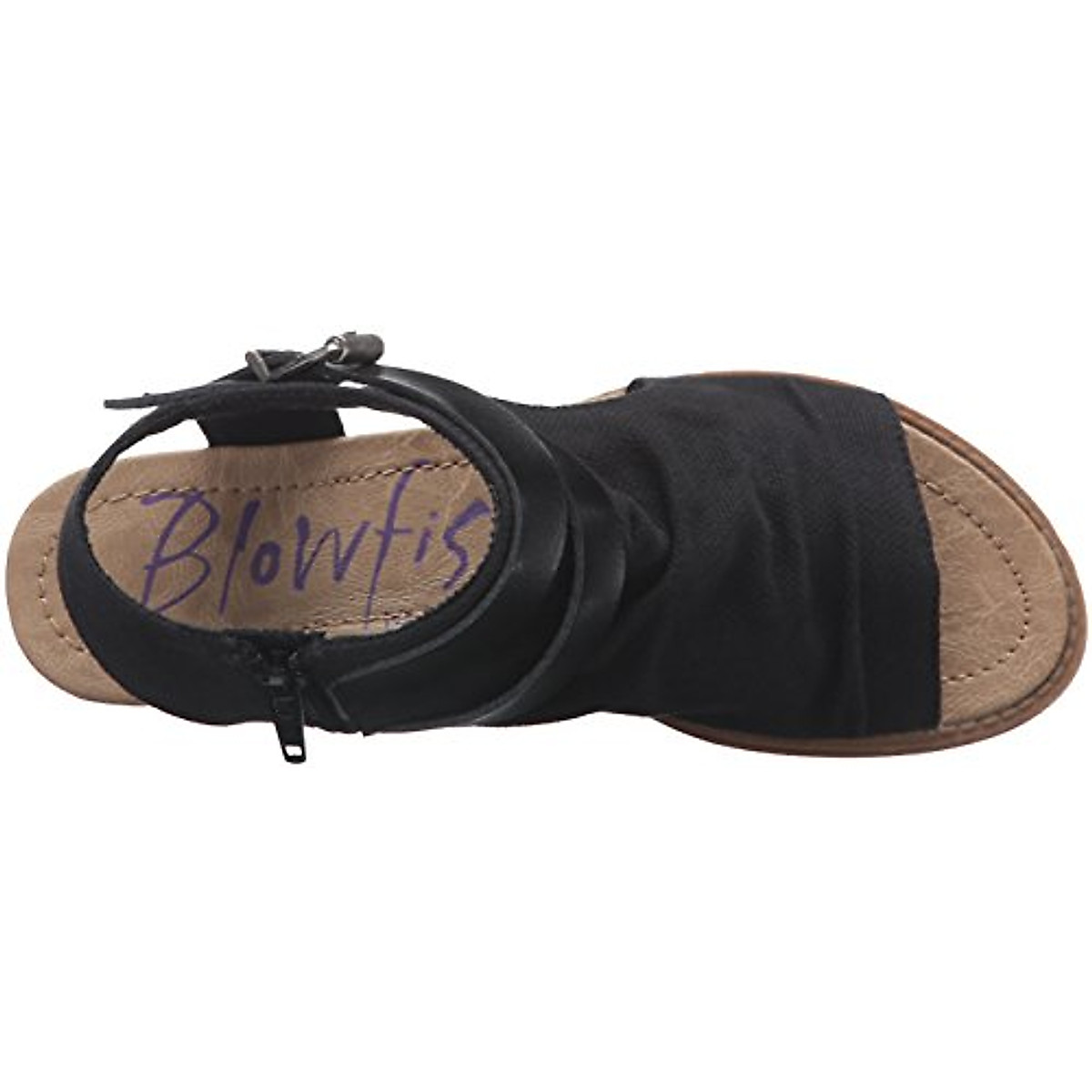 Blowfish Malibu Women's Balla Core Sandal,Black,7.5