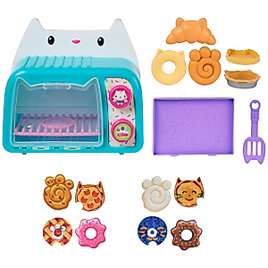 Gabby’s Dollhouse, Bakey with Cakey Oven, Kitchen Toy with Lights and Sounds, Toy Kitchen Accessories and Play Food, Kids Toys for Ages 3 and up