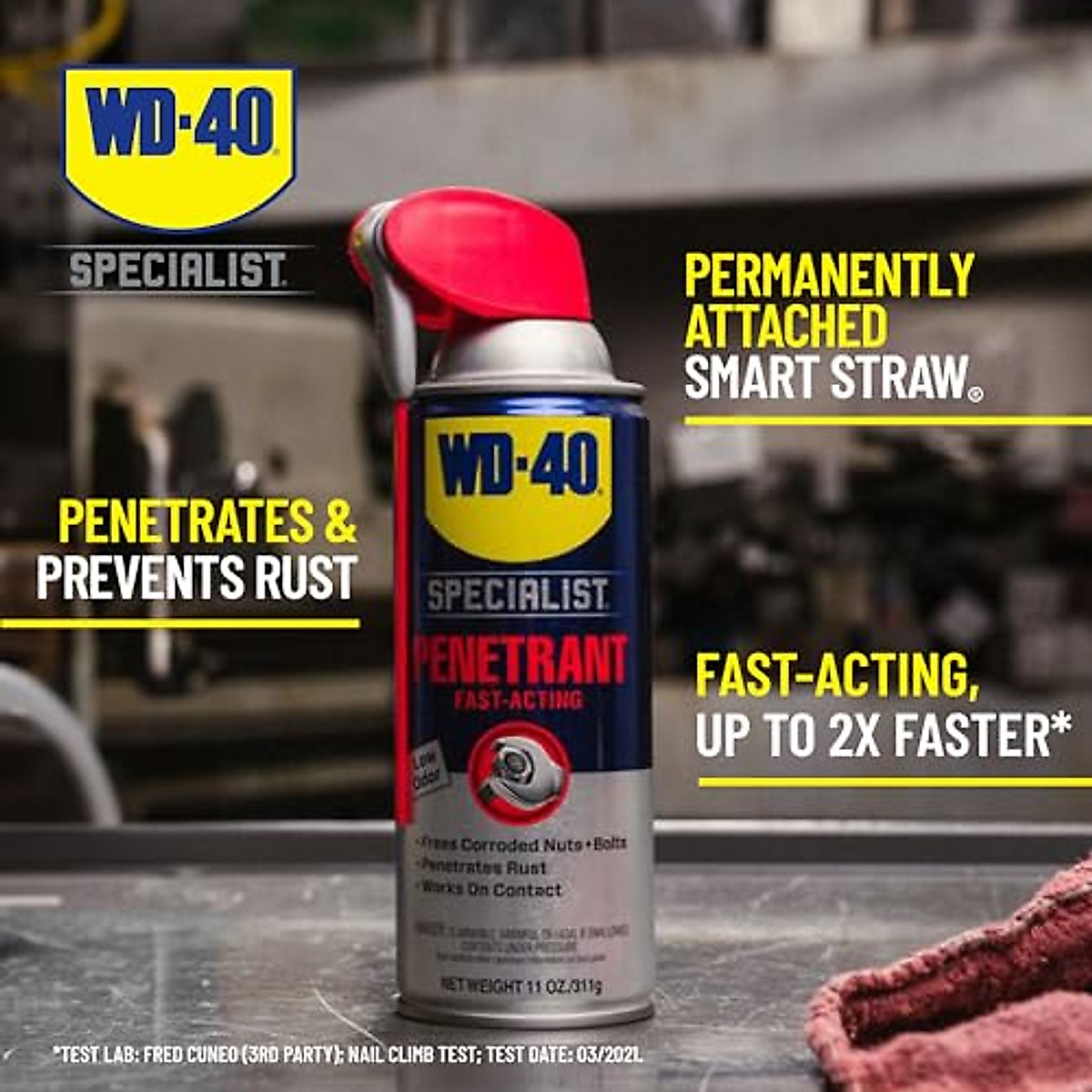 WD-40 Specialist Penetrant with Smart Straw, Twin-Pack 11 OZ