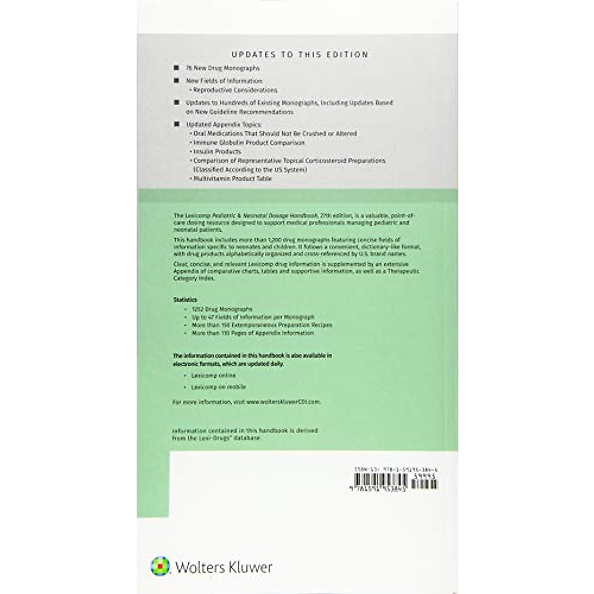 Pediatric & Neonatal Dosage Handbook