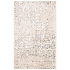 SAFAVIEH Adirondack Collection 8' x 10' Beige / Slate ADR207B Modern Abstract Non-Shedding Living Room Bedroom Dining Home Office Area Rug