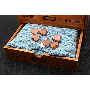 Wahdawn Cedar Blocks for Clothes Storage, Natural Aromatic Cedar Balls, Drawers Fresh Scent & Shoes Deodorizer, (30)