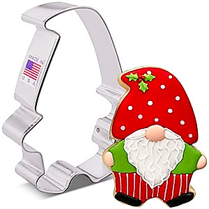 Gnome Cookie Cutter, 4" Made in USA by Ann Clark