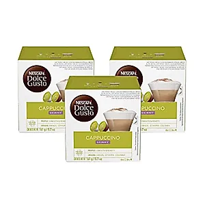 Nescafe Dolce Gusto Pods, Skinny Cappuccino, 16 Count (Pack of 3)