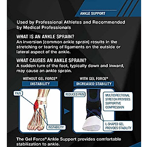 Pro-Tec Gel-Force Ankle Support, Medium