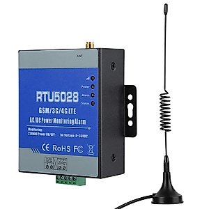 RTU5028 GSM Power Voltage Status Monitoring Alarm, Connection Remote Controling, Power Failure/Recover Alert 100-240V(US)