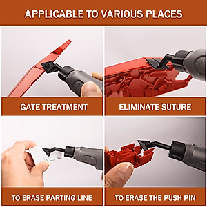 Bucasso Cordless Pen Sander, Variable Speed and USB Charging with LED Light, Multi-Purpose Power Tool for Sanding, Polishing, Finishing, DIY Crafts