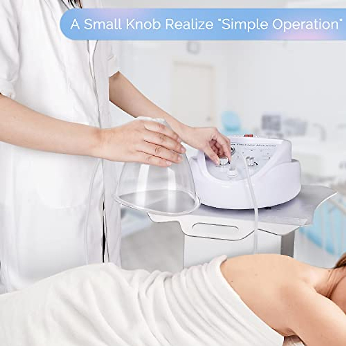 Sextupole Vacuum Therapy Machine Vacuum Cupping Massager Body Scrapping Massage Machine with 24 Cups and 3 Pumps