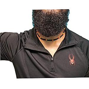 PDTXCLS Rasta Wooden Coconut Bead Reggae Beach 18" Necklace Soho Coco Shell Surfer Necklaces - 8mm