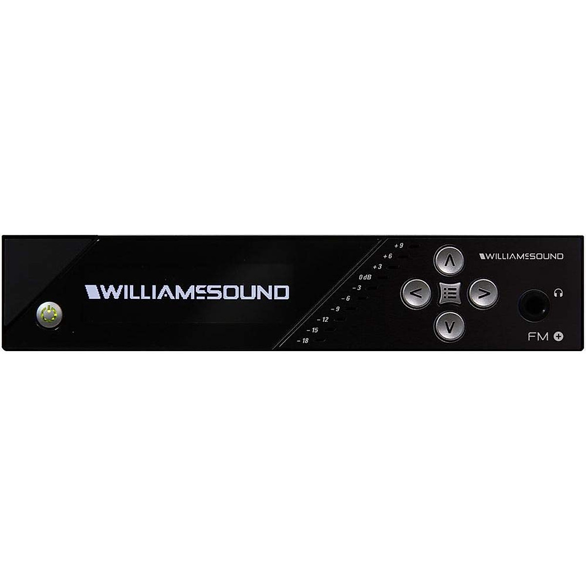 Williams AV FM 557-12 PRO D Large-Area Dual FM Plus Assistive Listening Dante Systems with FM T55 Transmitter, (12) PPA R37N Receivers, (12) EAR 022 Earphones, (3) NKL 001 Neckloops