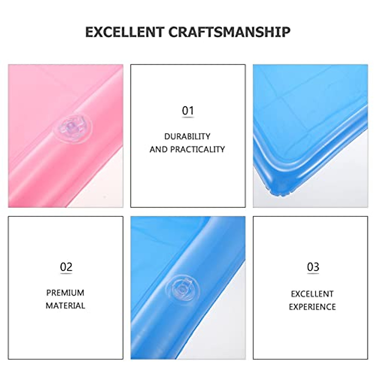 Food Tray 2pcs Luau Inflatable Serving Bars Ice Buffet Salad Serving Trays for Indoor Outdoor Beach Luau Party, Picnic, and Pool Party Party Cooler