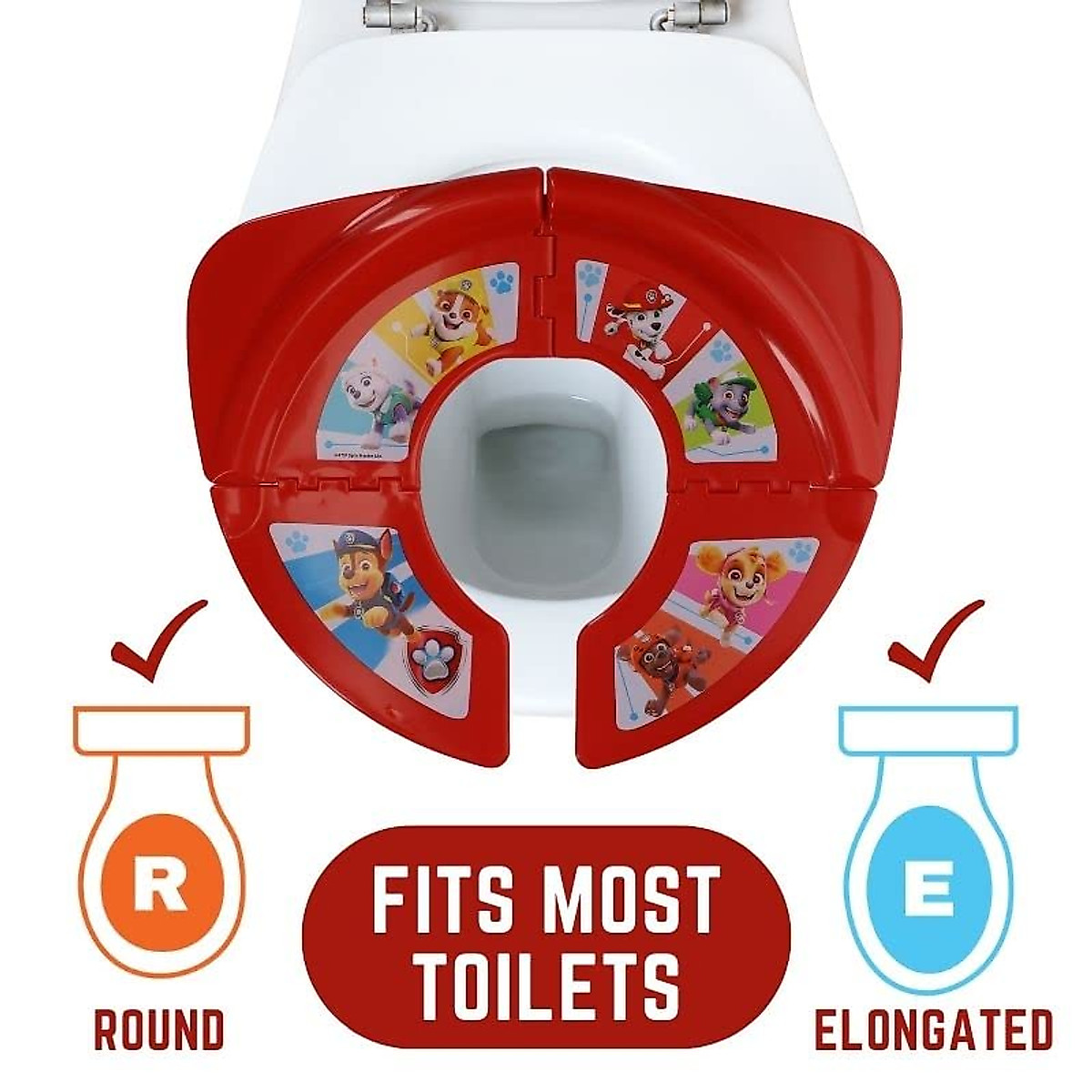 Nickelodeon PAW Patrol "Born Brave" Folding Potty Seat - Travel Potty Training Seat